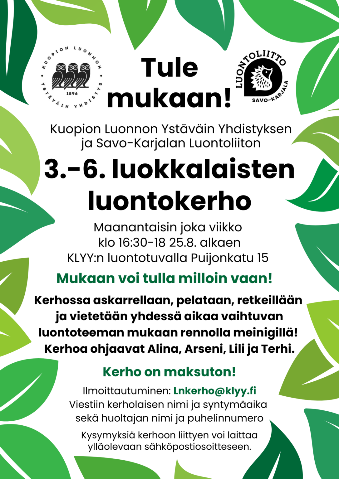 Vuonna 2025 apurahoja myönnettiin 29 500 eur - Kuopio